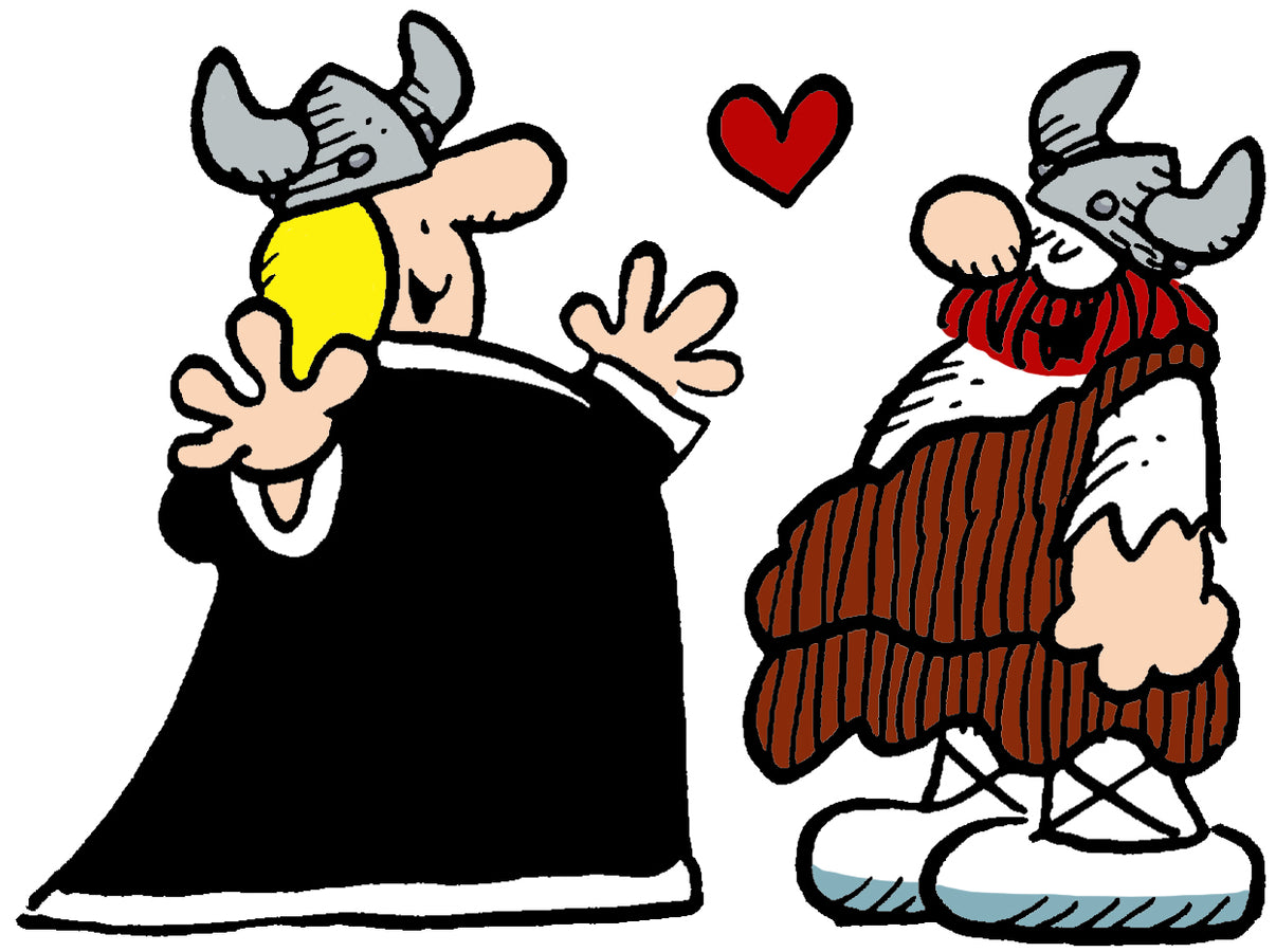 HAGAR and HELGA '50 Year Love' Spun Pillow – ComicsKingdom